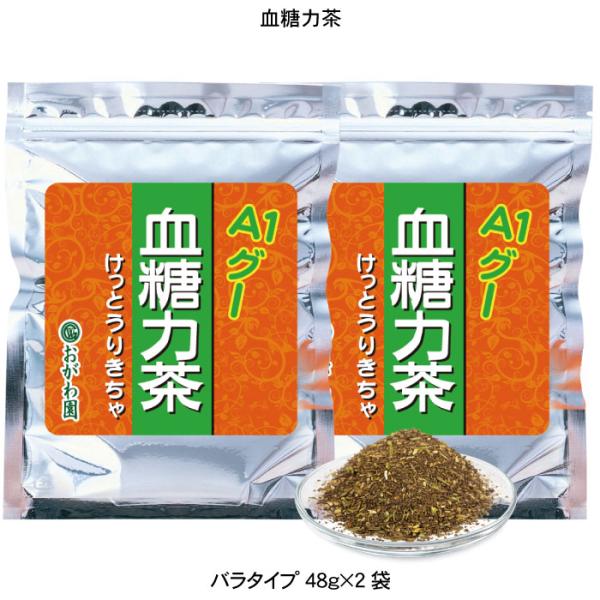 【発売日：2026年06月29日】■商品名：血糖力茶48g×2袋※1袋48グラム入り■内容量 ：96g（48g×2袋）※バラタイプ■主成分：菊芋・グァバ・バン果・玄米・サラシアオブロンガ・バナバ・オリーブ・クミスクチン・スギナ・連銭草・緑茶...