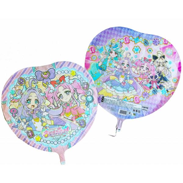 2026年放送開始の名探偵プリキュア！のバルーン風船です。リボン・紙ウェイト付。ヘリウムガスは入っていません。バルーン単体での販売となります。１０枚セット　１枚あたり単価220円逆止弁タイプなのでガスを注入するだけで結んだりする必要はありま...