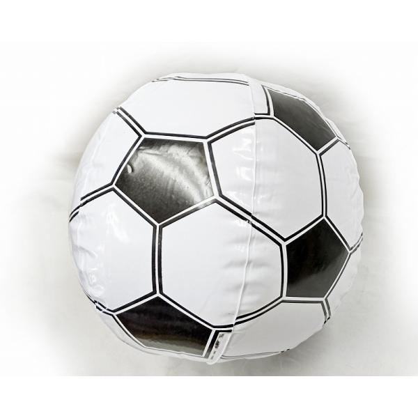 サッカーボール柄のビーチボールです。１２個セット　本体サイズ　ふくらまし後約２４センチ程度（ふくらます前メーカー表記３５ｃｍ程度）商品はしぼんだまま折りたたんだ状態で発送します。※※※ビニール玩具は商品の特性上、不良を防ぎようがなく、ある程...
