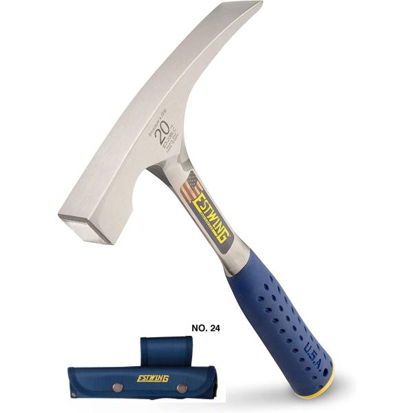 現在欠品中。次回入荷が12月末となります。【メーカー】Estwing【型      式】E3-20BLC(E3-20PCの後継モデル)【品      名】チゼルハンマー 20oz ナイロングリップ 【全      長】約286mm【専用ケー...