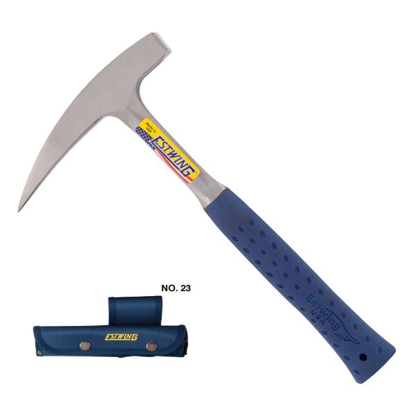 現在欠品中です。10月末に入荷予定です。【メーカー】Estwing【型      式】E3-14P【品      名】ロックピックハンマー 14オンス ナイロングリップ【全      長】約280mm【専用ケース】Estwing社ケース付き...