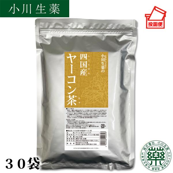四国産ヤーコン葉を100%使用したヤーコン茶です無漂白ティーバッグ使用 【ポスト投函便送料無料】【当日発送可】※11時以降のご注文は翌日になります。