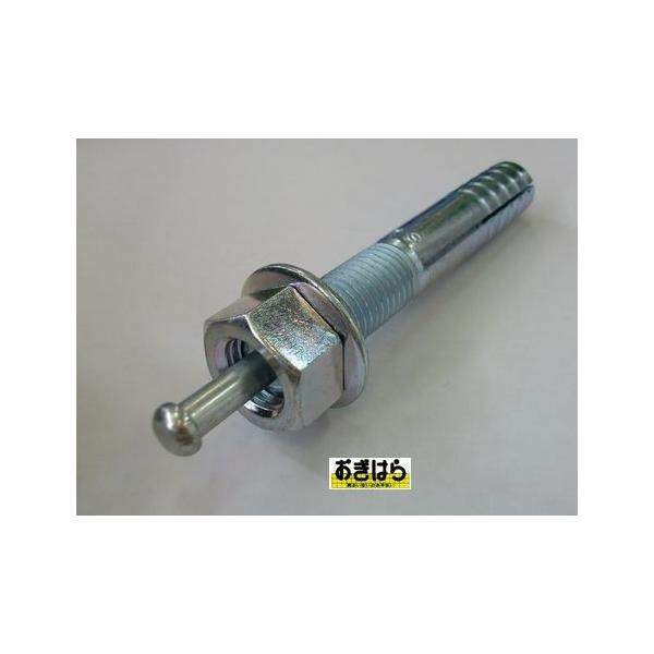 芯棒を打込むだけの簡単施工！ ... 取付物の上から、直接施工する事ができます。ねじの呼びM16、全長100ｍｍ、ねじ長さ40ｍｍ、ドリル径17.0ｍｍ三価クロメート処理：スチール製