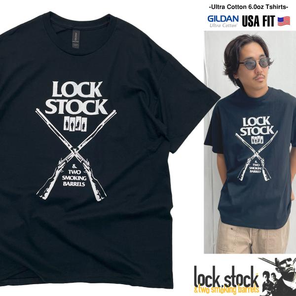 ガイリッチー監督の出世作、ドタバタクライムムービーの ロックストックアンドトゥースモーキングバレルズを、 名前の響きだけでブラックフラッグのハサミデザインをオマージュしました。イカス1枚です！こちらはタイトルにもなっている物語のカギを握る2...