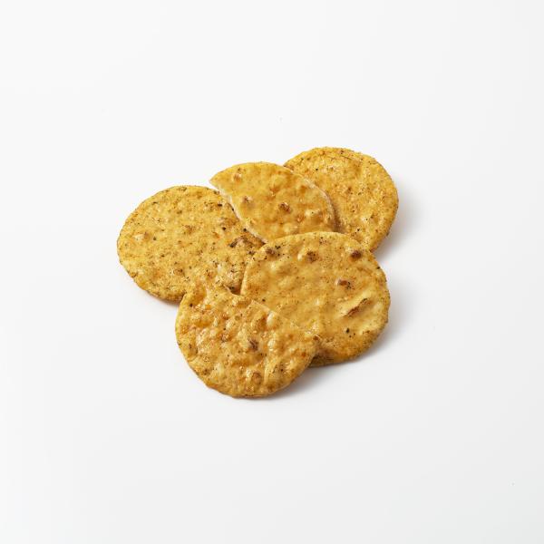 ぴりりと七味を効かせたうす焼のおせんべい。【9月・10月限定販売】【お一人様7袋まで】【熨斗・包装不可】【賞味期限：製造日より90日】【内容量】120g【ギフト・お返し・お土産・プレゼント・和菓子・お祝い】