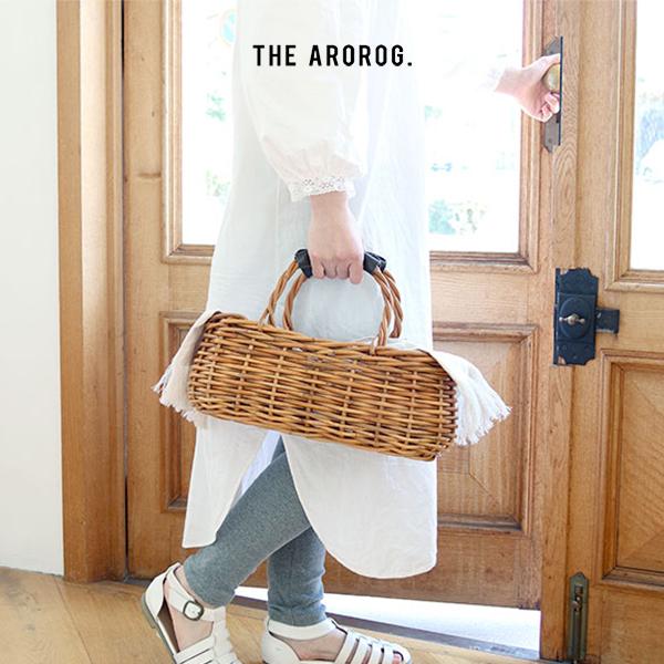 皮付きラタンを一つ一つ丁寧に編み込んだバスケット「THE AROROG」 太めのラタンを贅沢に使ったカゴバッグです。 カゴバッグとしてお使いいただけるのはもちろんお部屋のインテリアとしてもお使いいただけます。 THE AROROGのラタンシ...