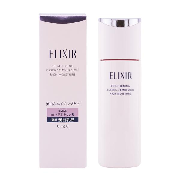 JAN 4909978229788うるおって、光満ちる透明感。【商品名/内容物】ELIXIR エリクシール ブライトニング エマルジョン しっとりタイプ ca 本体 130mL 乳液  【使用方法】化粧水の後、手のひらに適量をとり、ていねい...