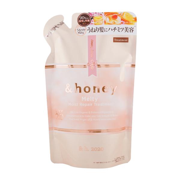 JAN 4589546892257世にも贅沢なハチミツうねりケア。秘密は14％の水分量。【商品名/内容物】&amp;honey アンドハニー Melty モイストリペア ヘアトリートメント2.0 詰替え 350g スウィートローズハニーの香...
