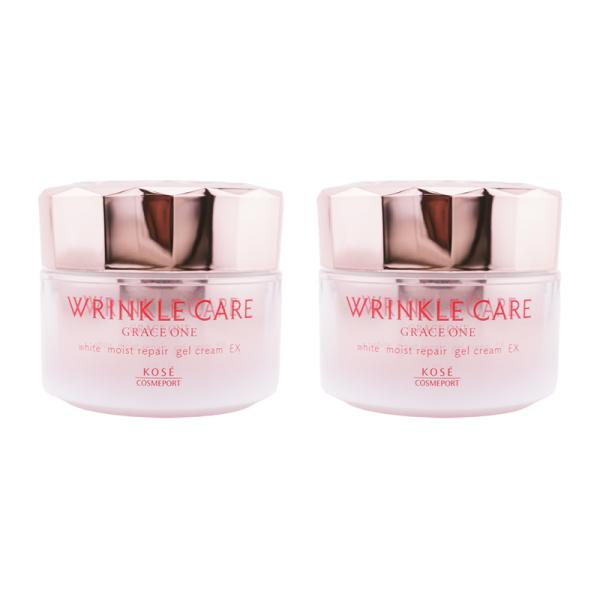 JAN 4971710595116高機能オールインワンジェル【商品名/内容物】KOSE コーセー グレイスワン リンクルケア ホワイト モイストリペア ジェルクリーム EX 100g 本体  【使用方法】洗顔のあと、指先にパール粒２〜３個く...