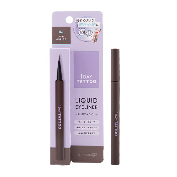 JAN 4948130736467朝のかわいい、夜までつづく。リキッドアイライナー。【商品名/内容物】K-palette K-パレット 1 DAY TATTOO リキッドアイライナーa [06アッシュグレージュ] 0.67ml 【使用方法】...