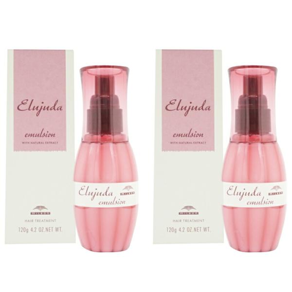 JAN 4954835290678うるおった動かしやすい、やわふわな素材へと導く【商品名/内容物】MILBON Elujuda ミルボン ディーセス エルジューダ エマルジョン 120g やわふわな質感 洗い流さないトリートメント 【使用方...