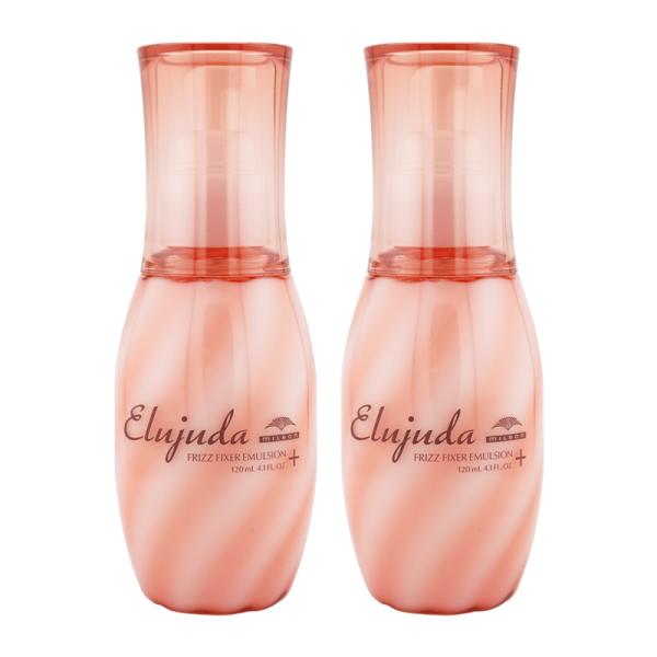 JAN 4954835292863毎日のドライでくせ・うねりのある髪を扱いやすく、まとまり続く【商品名/内容物】[2個セット]MILBON ミルボン エルジューダ フリッズフィクサー エマルジョン＋ 120mL くせ毛 うねり毛 エモリエン...