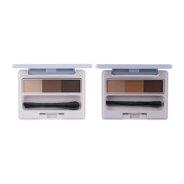 JAN 4934976951621  01 Olive GrayJAN 4934976951638  02 Medium Brown【使用方法】カットブラシでCをとり、眉尻や毛の足りない部分を描きます。太めブラシにA、Bをお好みでとり、眉全...