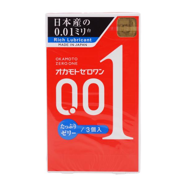 JAN 4547691765772【商品説明】日本産の0.01ミリ台たっぷりゼリーゼリーの量がオカモトゼロワンの2倍!ゴム特有の臭いが全くありません。天然ゴムラテックスアレルギーの方も安心してご使用いただけます。熱が伝わりやすい素材のため、...