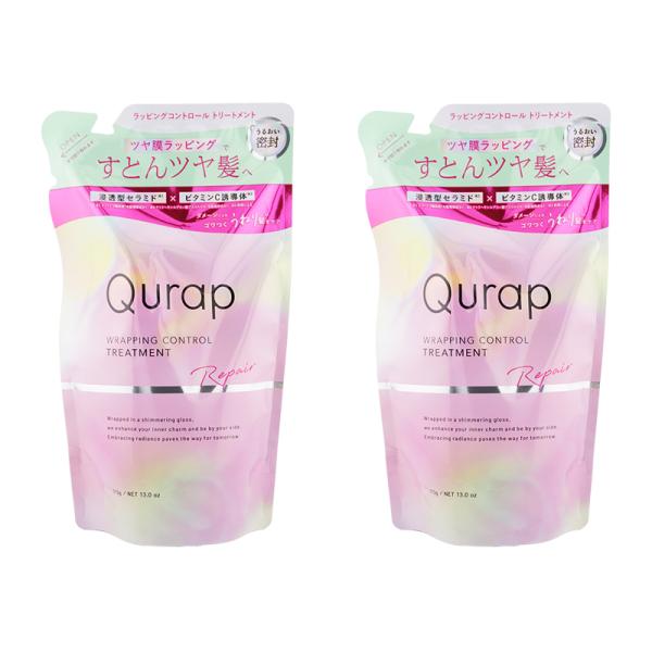 JAN 4571607691688ゴワつく髪もすとんとまとまるツヤ髪へ【商品名/内容物】Qurap キュラップ ラッピングコントロール トリートメント 詰替 370g  つめかえ用トリートメント【使用方法】本体容器に詰め替えてお使いください。