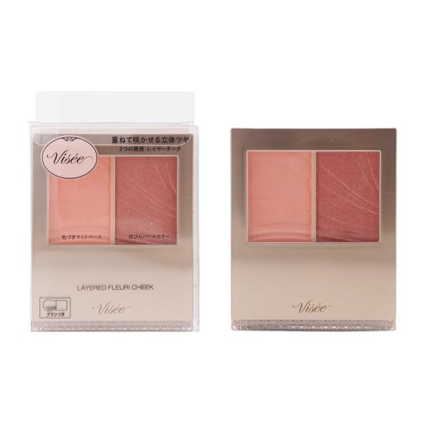JAN 4971710619799花びらのような血色感×立体ツヤを生み出す 2質感チークカラー【商品名/内容物】VISEE ヴィセ レイヤード フルリ チーク RD-7 ダリアレッド 5.8g 無香料 【使用方法】A、Bの順でお使いください...