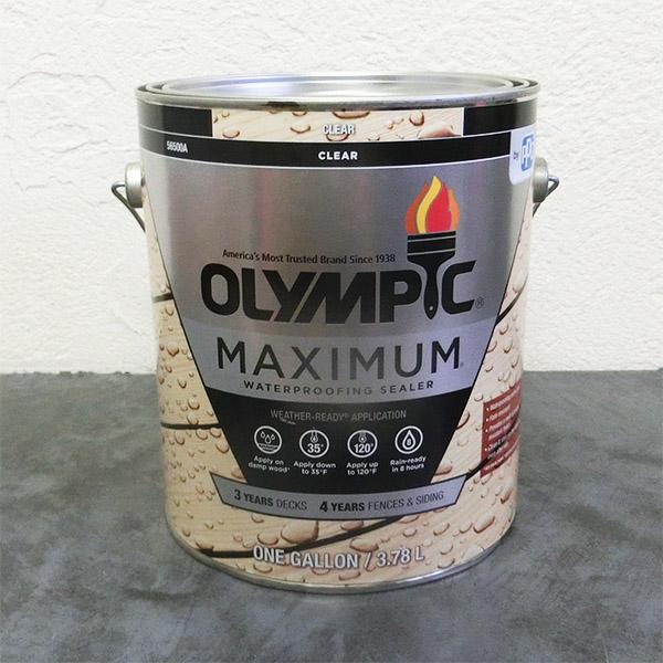 オリンピックマキシマムは世界最大の塗料会社であるPPGインダストリーズ社製の最高レベルの木材保護塗料です。オリンピックマキシマム　クリアーは、木材への優れた保護力を提供いたします。ユニークなアクリル/オイル処方で深く浸透し、木繊維を強化、保...