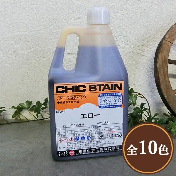 シークステインは鮮明な着色で木目を引き立たせる溶剤型染料ステインです。素地着色から塗膜着色まで多彩に使用できる和信化学工業の着色剤です。