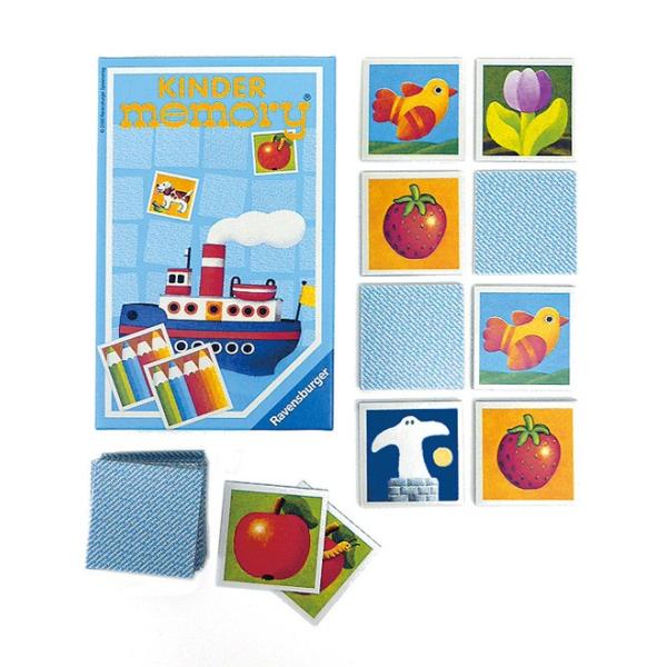 カードを全て裏返し、ペアとなるカードを探すシンプルなメモリーゲームです。絵を記憶するのはこどもの方が得意なことも。難しいときはカードの枚数を減らしてみましょう。目安：4歳〜人数：2-8人時間：15分サイズ：カード　5cm内容： 紙製カード3...