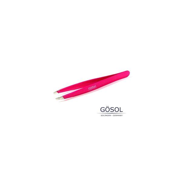 全長95mm、最長幅8mm、10gステンレス鋼グリップ：ピンクコーティング本格的ドイツ製の先端斜めツイザーです ゾーリンゲンのマイスターが丁寧に仕上げた精巧確実に捉えるツイザーです。ステンレス仕上げで何時までも綺麗にお使いいただけます註：入...