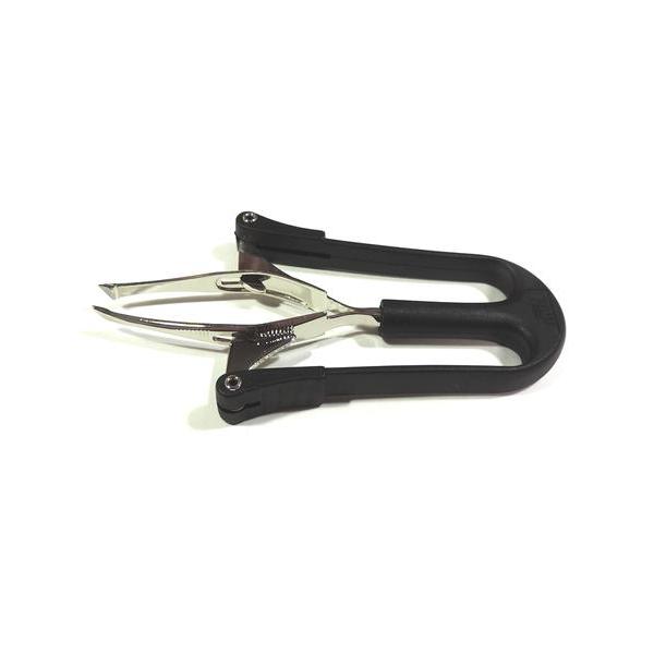 全長約10cm、16gニッケルメッキ、黒樹脂柄毛髪をツイザーで囲みグリップの両サイドを指で素早く押すと瞬時に毛抜ができますドイツ・ゲーゾル社製Automatic Hair- &amp; EyebrowtweezersOverall leng...