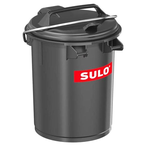 環境へ配慮した高品質なダストボックスを開発するドイツのメーカーSULOの蓋ロック機能付き屋外・屋内両用ごみ箱。45Lのゴミ袋をいれておいて、一杯になったらそのままゴミ出しできます。フタを開けやすい取っ手が付いているので、楽にゴミを捨てること...