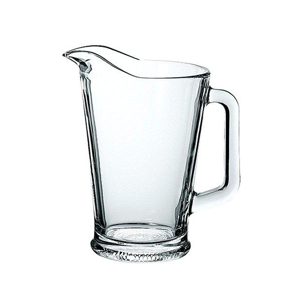 居酒屋でよく見かけるあのピッチャーです。業務用生ビールピッチャーとして、その他いろいろな使い方でお使いいただけます。アメリカ　リビー社（Libbey）製原産国　メキシコ【ジャグ】【水差し】【ピッチャー】