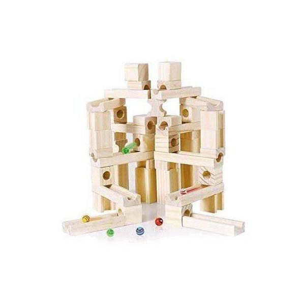 セット内容 積み木 50個 ビー玉 10個 合 計 60PCS 、ガイドブック小さなお子さんに与えたいおもちゃとして大変のある木製知育玩具。誕生日、入園?入学祝い、ハロウィン、クリスマスなどのプレゼントとしていかがでしょうか。 お子さんはも...