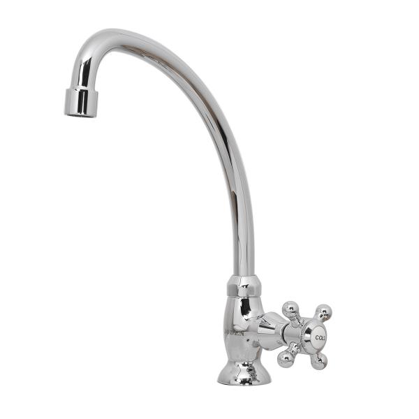 吐水位置：出幅（L）206×高さ（H）228mm給水接続規格：G1/2水栓取付穴径：ワンホールφ25mm×1ヶ所（φ25〜φ28mm）スパウト：360度回転式吐水部：泡沫仕様（ネオパール社製エアレーター内蔵）ハンドル構造：90度開閉式クォー...