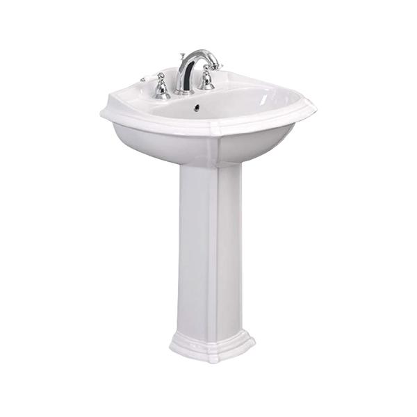 ICERA社製の大型洗面ボウル「ヴァニエ」に台座がついたペデスタル。深さがある大容量なシンクで、ゆったりとした贅沢な使い心地が味わえます。 上品なライン使いで古典的なエレガントさをプラスしたデザインが魅力。[仕様]材質：陶磁器カラー：バニラ...