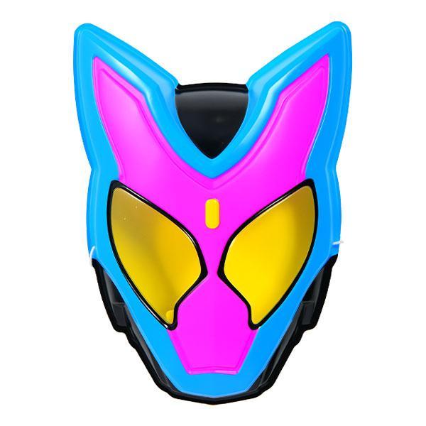 仮面ライダーガヴのキャラクターお面 「仮面ライダーガヴ　ポッピングミフォーム」・単品1枚での販売です。※入荷時期によってデザイン・色・種類が変更になり表示されている写真とは異なることがございます。幼稚園 保育園 バザー イベント 夏祭り 景...