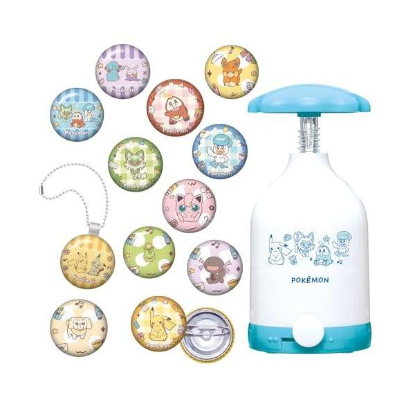 『Canバッチgood（カンバッチグ−）』より、 ポケモンの缶バッチが10個つくれちゃう「Canバッチgood ポケモンセット」が登場透明シートとデザインシートを組み合わせる事で、自分だけのスペシャルな缶バッチが作れます素材をセットしてハン...