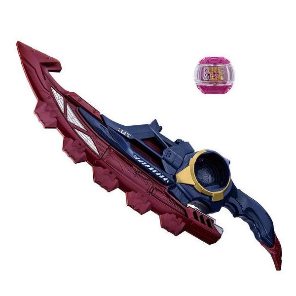 『仮面ライダーゼッツ』より3モードに変形！3人のロードが使用する武器「DXブレイカムブレイカー」が登場！ブレードパーツの付け替えで、ブレードモード・ナックルモード・シュートモードの3つのモードに変形「ブレイカムブレイカー」のトリガーを引くと...