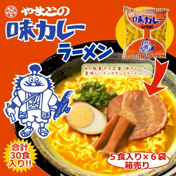 【発売日：2022年08月05日】子どもの頃食べた懐かしい駄菓子、やまとの味カレー。「あぁ、これこれ!!」と誰もが覚えている味のあるパッケージ、後を引くスパイシーな味わい、手軽な小袋でおやつとして便利なあのお菓子が、なんとインスタントラーメ...