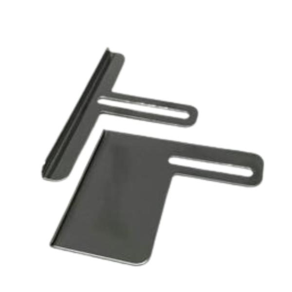 ベビーロックのふらっとろっく・縫工房・縫希星用のすそまつりガイドです。生地ガイドと裾引きガイドのセットです。ミシン本体をご購入時に標準で付属しています。追加でのお求めに。※ガイドアダプター、取付ネジは商品説明に記載しています。