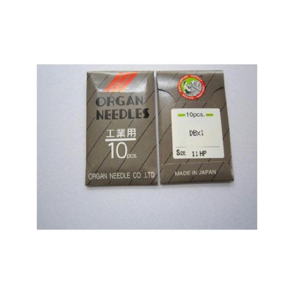 工業用ミシン針　ＤＢ×１HP１袋１０本入り針熱が引き起すトラブルに対応化繊などの熱に弱い素材にＨＰコーティング針。針温度の上昇を抑え、溶着トラブルを減少させます。※ミシンメーカー、機種により使用出来る針が指定されています。ご使用のミシンの指...