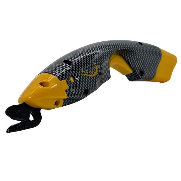 コードレス・超軽量のハンディタイプカッターです。クロス、ニットなどの裁断用に、薄い素材もきれいに裁断します。電動鋏方式。薄い素材もきれいに裁断します（一枚裁ち）。コードレスタイプ（バッテリー搭載）で超軽量設計、使いやすくなっています。※「航...