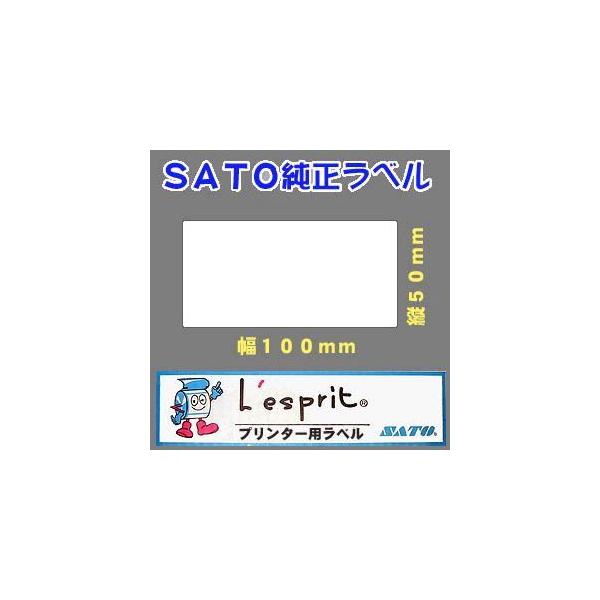 サトーのラベルプリンター「レスプリ」「シータ」用のSATO純正ラベルです。紙質：一般感熱紙 (サーマル紙)　　　直射日光などの紫外線や、熱が当たら　　　ない場所での数日間の表示に最適です。巻数：１巻当り940枚[対応機種]L'esprit(...
