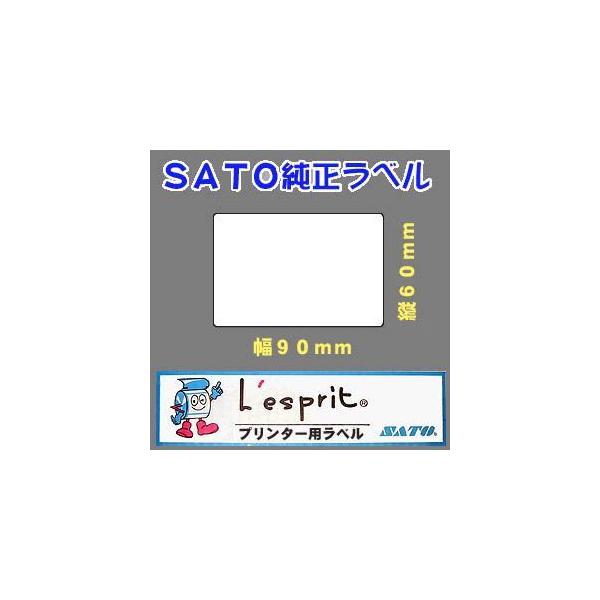 サトーのラベルプリンター「レスプリ」「シータ」用のSATO純正ラベルです。紙質：一般感熱紙 (サーマル紙)　　　直射日光などの紫外線や、熱が当たら　　　ない場所での数日間の表示に最適です。巻数：１巻当り780枚[対応機種]L'esprit(...