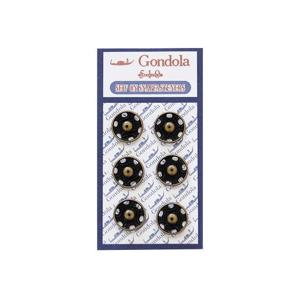 ●素材：真鍮【商品の詳細】オーソドックスな縫い付けスナップボタンです。サイズ・色共にとても豊富なので、小物からお洋服まで、用途に合わせてご利用頂けます。※ボタンはロットによって1mm強のサイズ差異が生じる場合もございます。※常にたくさんの在...