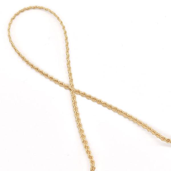 ●素材：レーヨン約80％ ポリエステル約20％●サイズ：約3ｍｍ幅※サイズはロットにより多少差があります。あくまで目安としてお考えください。【商品の特徴】メタリック素材のムカデブレード（ムカデテープ）です。縁飾りだけでなく、衣装などで柄を表...