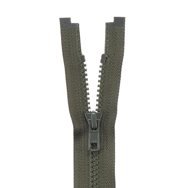 ●樹脂ファスナー●素材：エレメント…ポリエステル　テープ…ポリエステル●サイズ：No.5　長さ100cm【商品の詳細】エレメントが樹脂でできているオープンファスナーです。同サイズの金属ファスナーに比べ軽量です。スライダーを1番下まで下ろすこ...