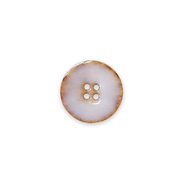 ●素材：木（ココナツ）　エポキシ樹脂●ボタンの厚み：約2mm【商品の詳細】陶礎器のようなつややかな表面がきれいな、エポキシ樹脂で加工された木製ボタン（ウッドボタン）です。シャツサイズからジャケットサイズまで、ボタンのサイズも幅広いので、様々...