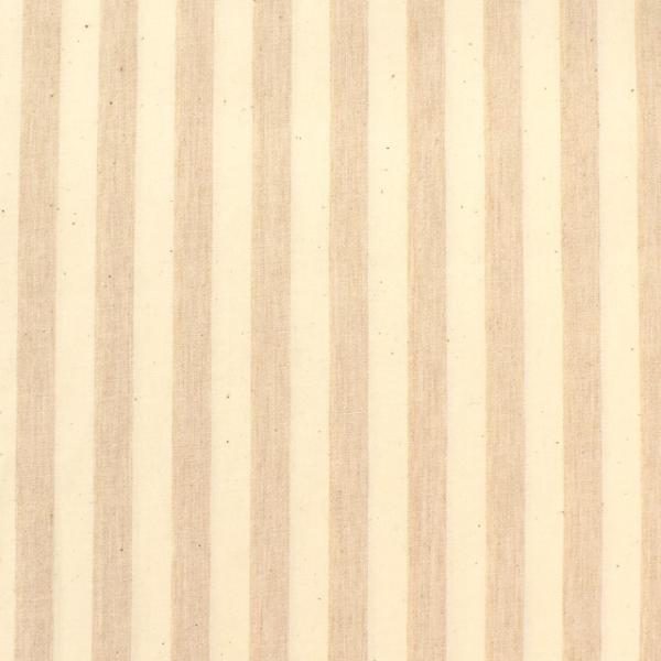 ●素材：綿100％●生地幅：約110cm【生地の特徴】オーガニックコットンを使用したシャーティング生地。天然素材の持つ色を組み合わせることでストライプ柄にしたやさしい色合いが魅力です。シャツ用のやや薄手の生地なので、シャツ・ブラウスなど、ナ...