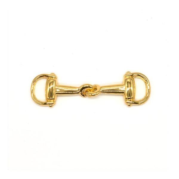 ●素材：ABS樹脂●サイズ：画像を参照ください。【商品の詳細】コートなどの洋服や靴、鞄のアクセントとしてお使いいただけます。小物のワンポイントなどにもおすすめです。ノック商品（検針器対応の特殊メッキ加工商品）です。※装飾用のため、左右に外す...