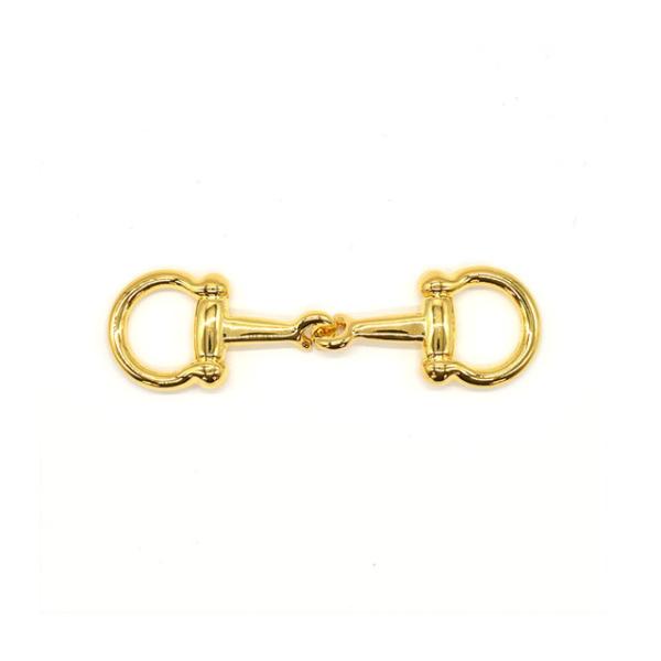 ●素材：ABS樹脂●サイズ：画像を参照ください。【商品の詳細】コートなどの洋服や靴、鞄のアクセントとしてお使いいただけます。小物のワンポイントなどにもおすすめです。ノック商品（検針器対応の特殊メッキ加工商品）です。※装飾用のため、左右に外す...