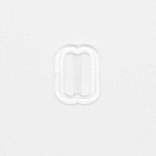 ●素材：ポリカーボネイト●サイズ：内径10mm外径15mm●10ヶ入：※検針器非対応【商品の詳細】ブラジャーのストラップなどの調節に使用します。