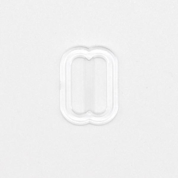 ●素材：ポリカーボネイト●サイズ：内径12mm外径17mm●10ヶ入：※検針器非対応【商品の詳細】ブラジャーのストラップなどの調節に使用します。