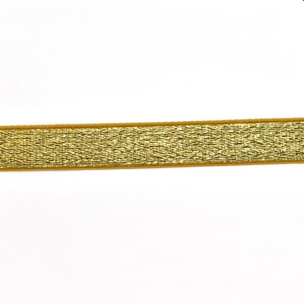 ●素材：ポリエステル85％　天然ゴム15％【商品の特徴】ラメの入ったゴムテープです。