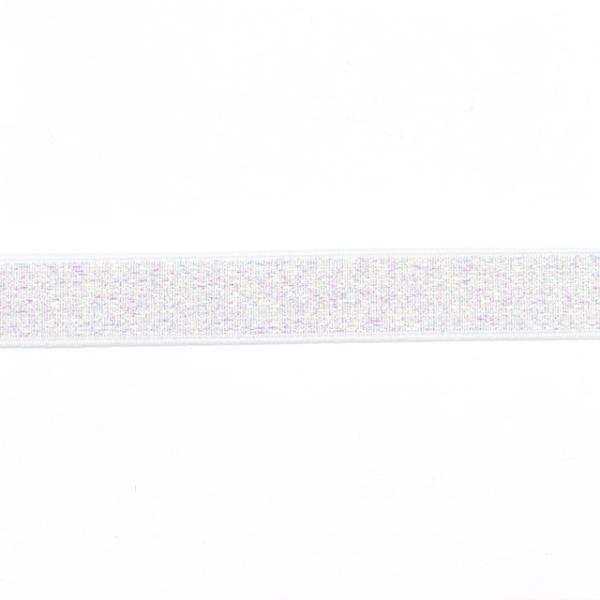 ●素材：ポリエステル85％　天然ゴム15％【商品の特徴】ラメの入ったゴムテープです。